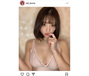 サイバージャパンダンサーズ・KOZUE、甘える眼差しの下着ショットに歓喜の声 | WWSチャンネル