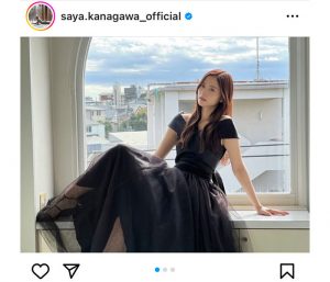 乃木坂46：金川紗耶、足先のぞかせたシースルードレス姿を披露 | WWSチャンネル