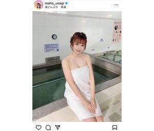 AKB48・大盛真歩、バスタオル姿の銭湯オフショットで透明肌全開！ | WWSチャンネル