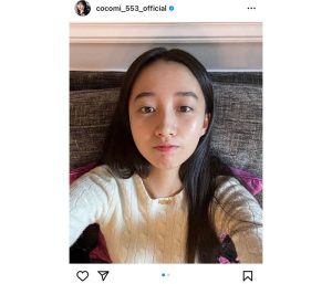 Cocomi、ツヤ肌が美しい自撮りショットを公開 | WWSチャンネル