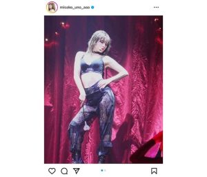 「可愛くてカッコよくてセクシー」宇野実彩子（AAA）、美ボディ際立つステージショットとともにツアー初日成功を報告！ | WWSチャンネル